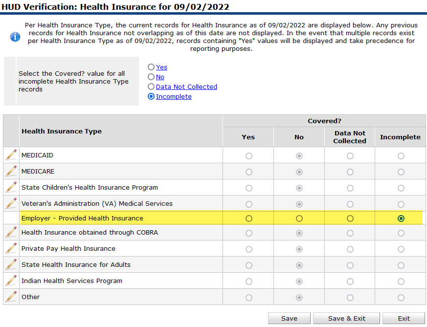 Data Quality: HUD Verification Sub-assessments – HMIS@NCCEH ZenGuide