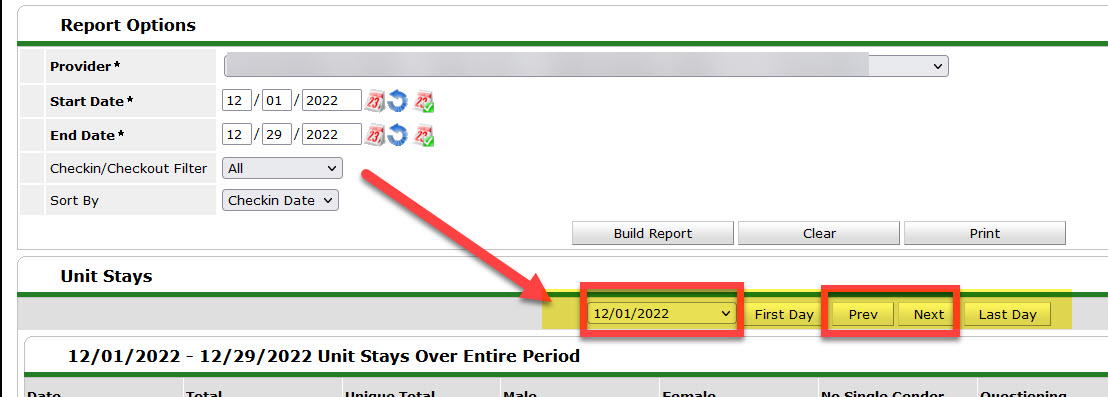 Daily Unit Report – HMIS@NCCEH ZenGuide