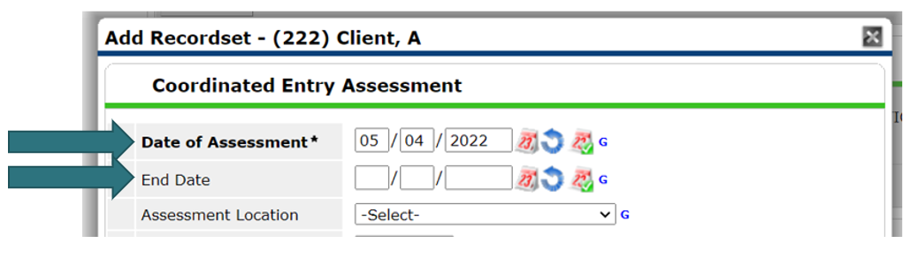 Recording Coordinated Entry Assessments – HMIS@NCCEH ZenGuide