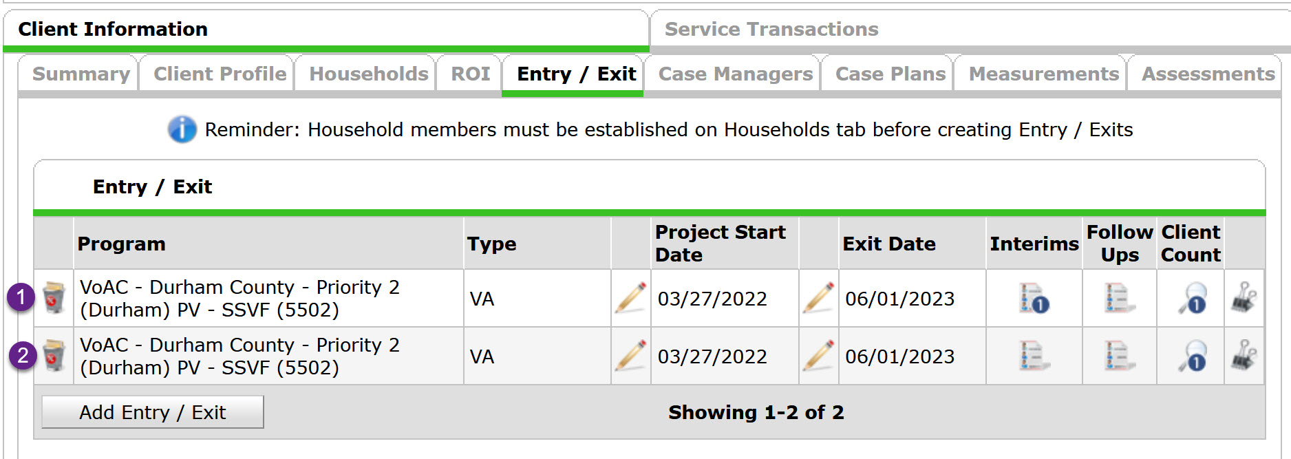 Data Quality: Deleting Duplicate ClientPoint Entries – HMIS@NCCEH ZenGuide