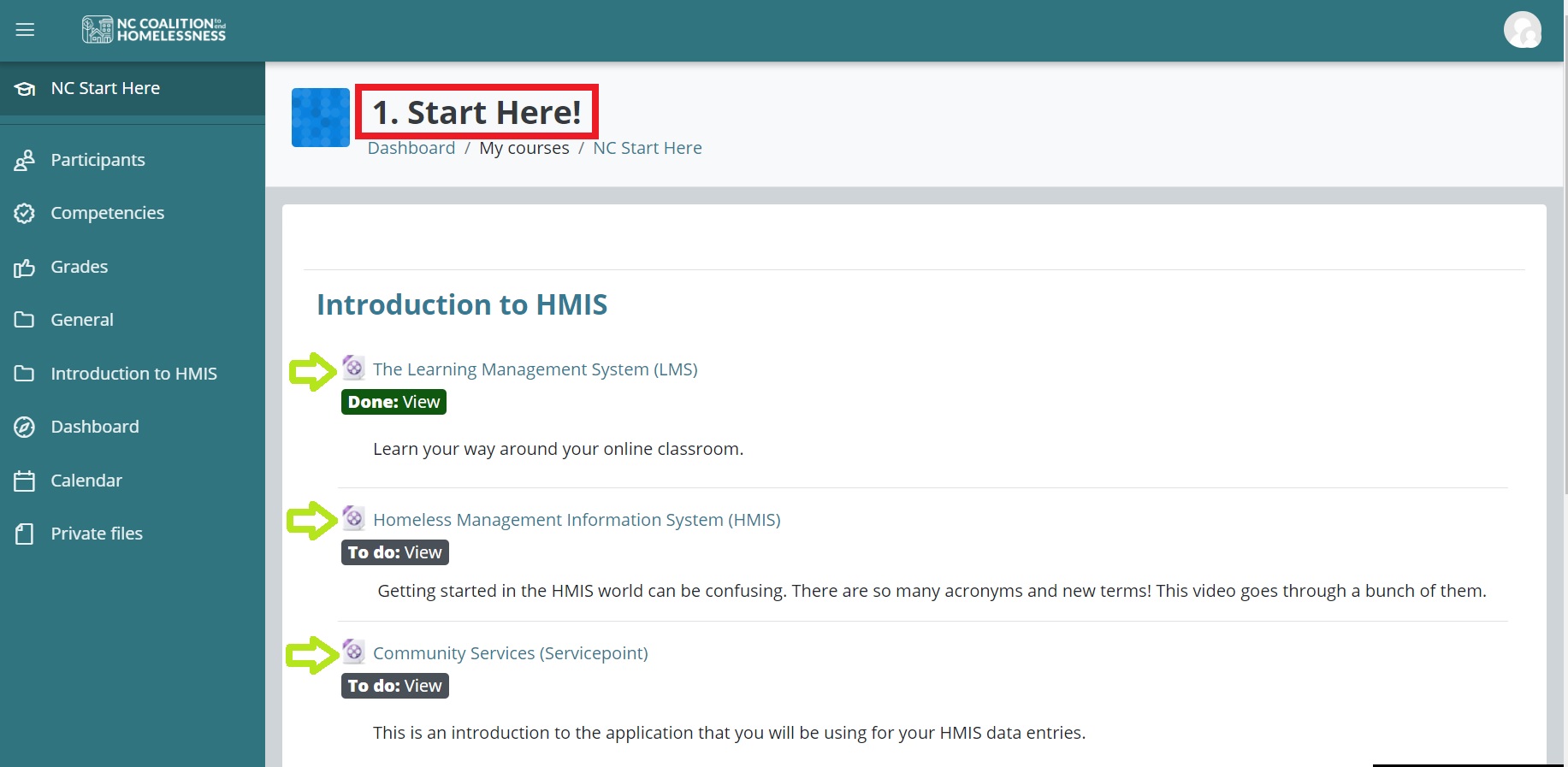 Learning Management System (LMS) FAQ's – HMIS@NCCEH ZenGuide