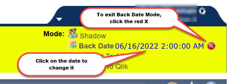 Back Date Mode – HMIS@NCCEH ZenGuide